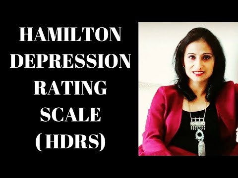 How to score Hamilton Depression Rating Scale ( HDRS )
