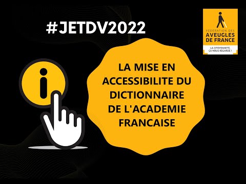 La mise en accessibilité du Dictionnaire de l’Académie française, Laurent Catach, 4H Conseil