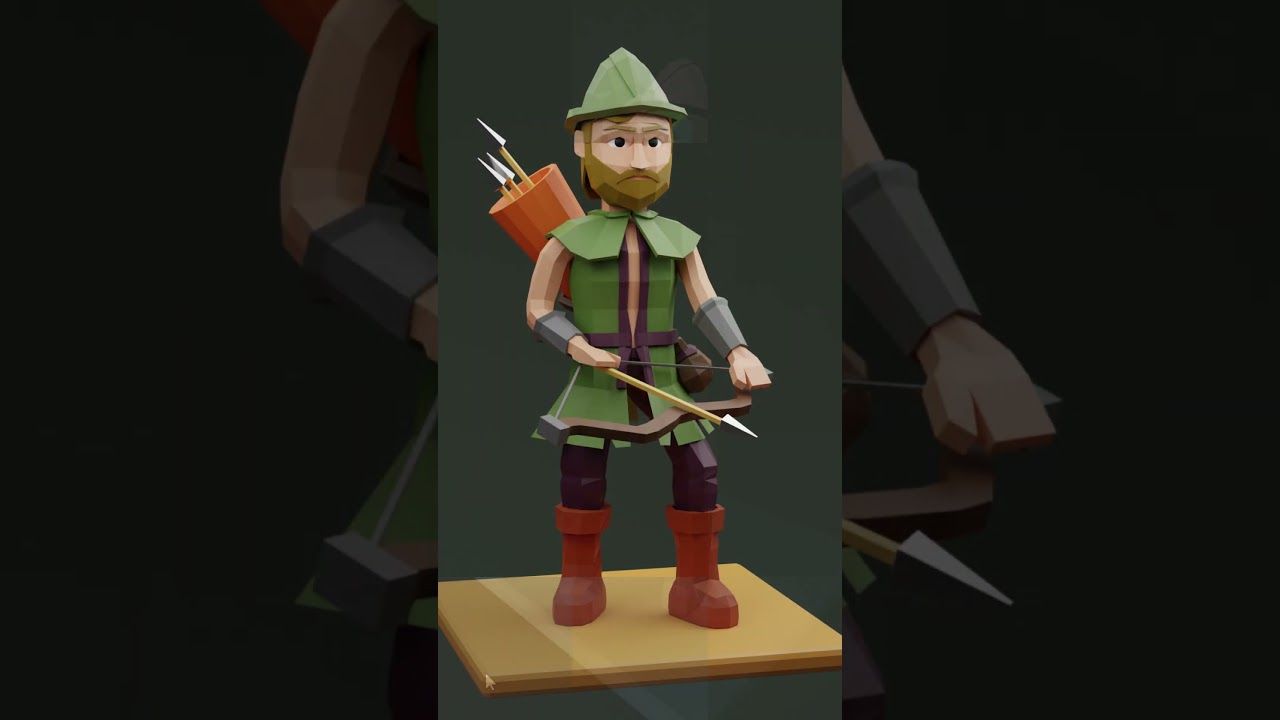 how to make lowpoly character in blender|| beginners tutorial