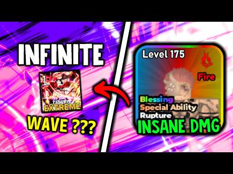 New Sukuna 7 STAR *DESTROYS* Infinite Mode Extreme (Solo DMG Farm) | All Star Tower Defense
