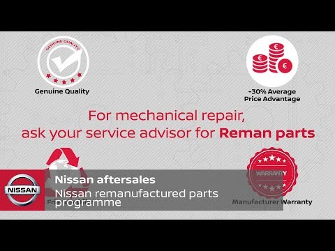 Nissan Remanufactured Parts Programme