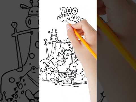 zoo animals #monkey #cartoon #animals