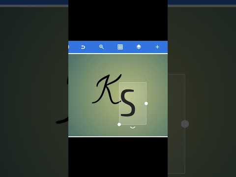 #logo #design KS Brand Name logo design || How to make logo design pixellab || sudhir editing