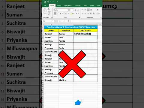 Why You Shouldn't Use Excel's CONCATENATE Function #excel