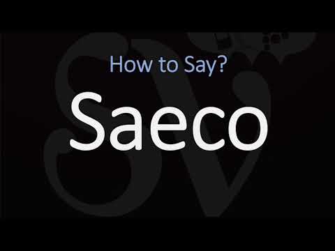 How to Pronounce Saeco? (CORRECTLY)