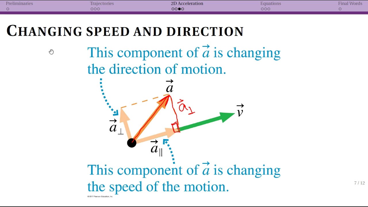 2D Motion: Acceleration
