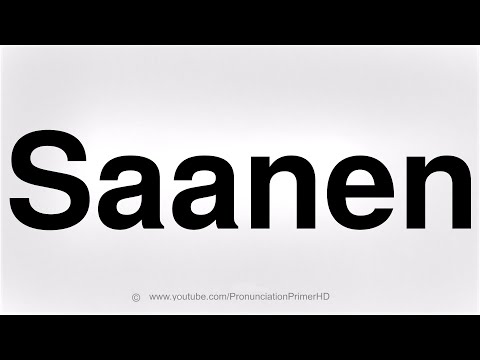 HOW TO PRONOUNCE SAANEN