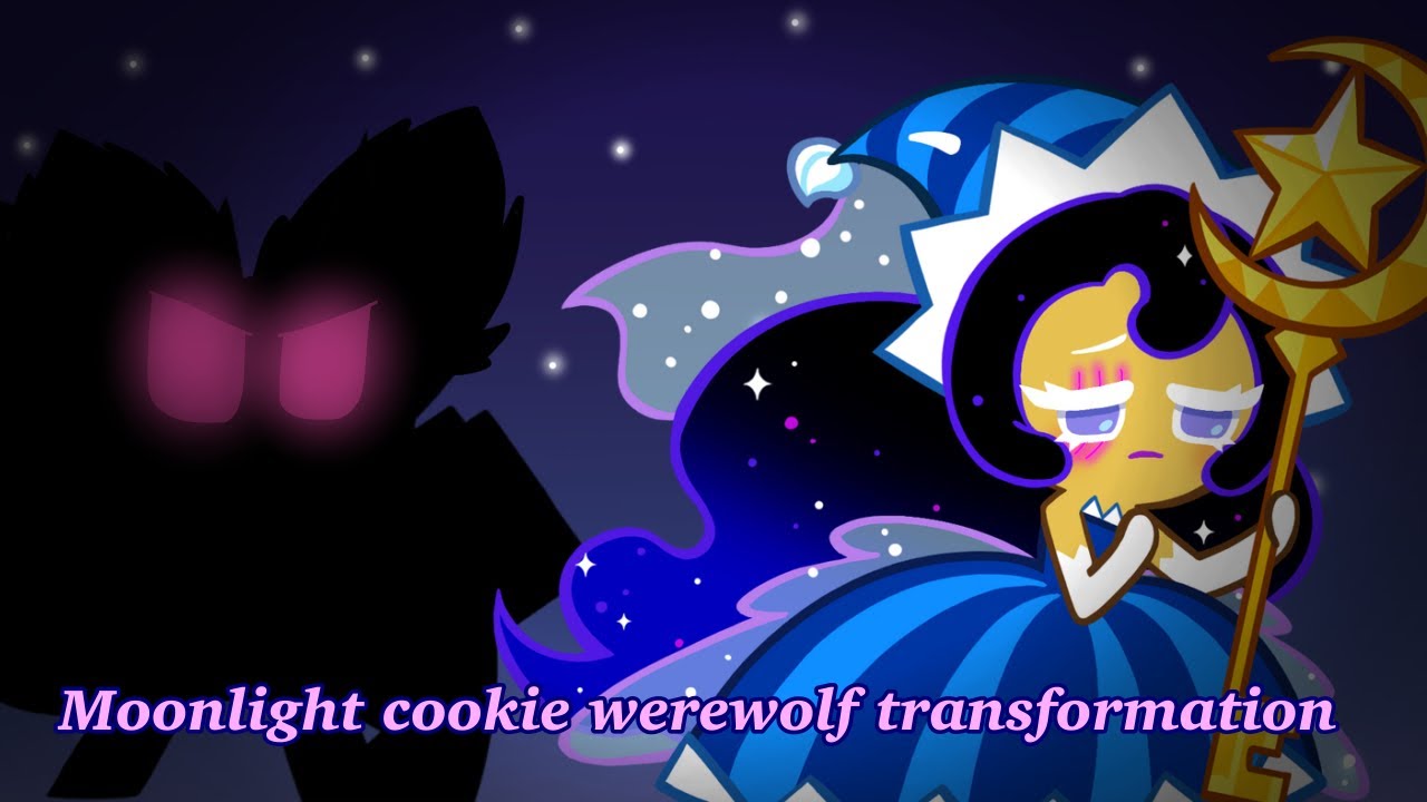 Moonlight cookie werewolf transformation (cookie run animation)