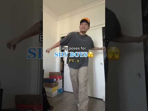 Easy Poses for Shy Boys! #pose #shorts