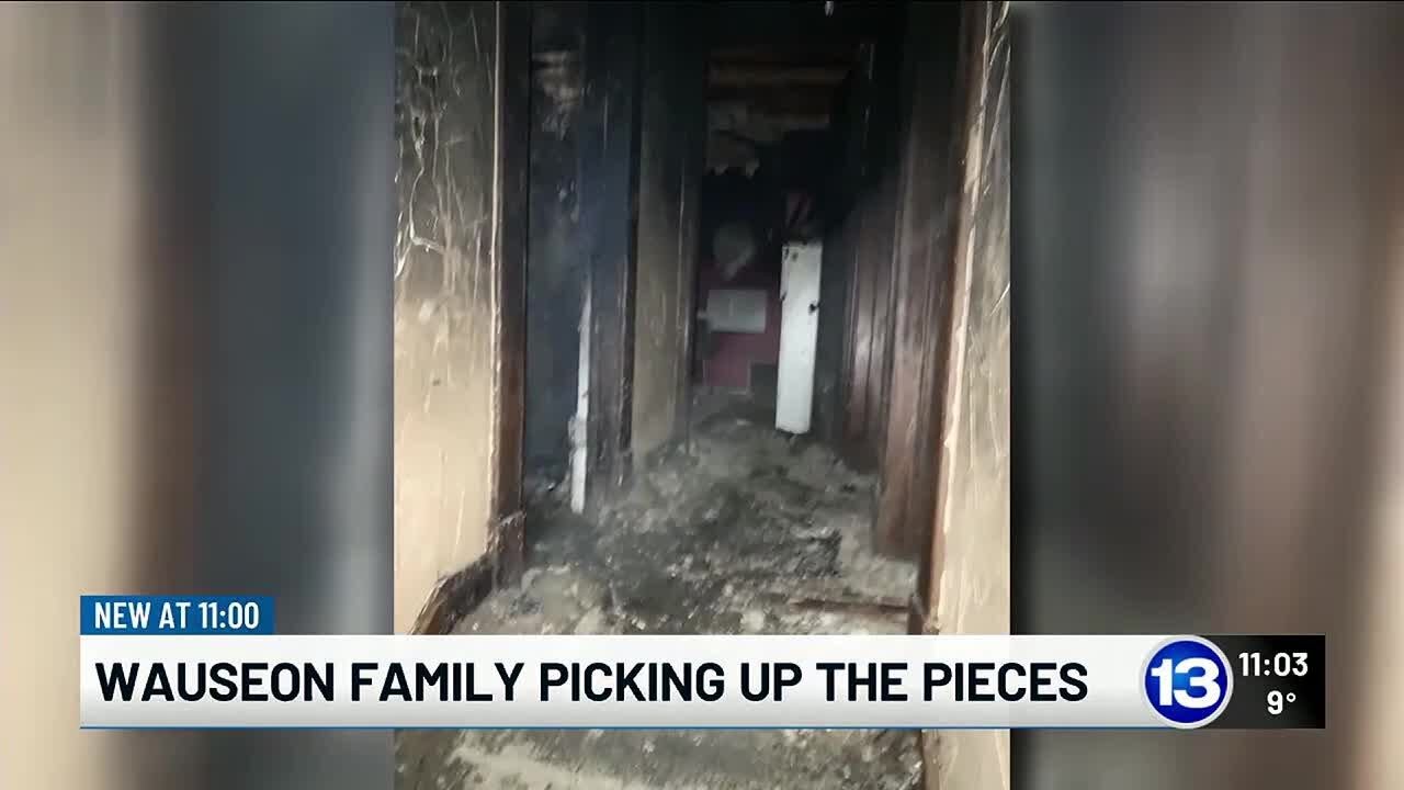 Wauseon family picking up the pieces
