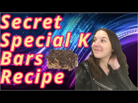 Secret Special K Bars recipe! (feat. my Mom)