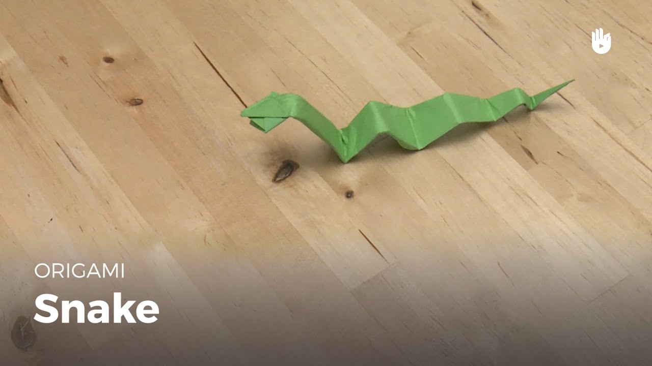 Origami snake - Learn How to Make Origami | Sikana