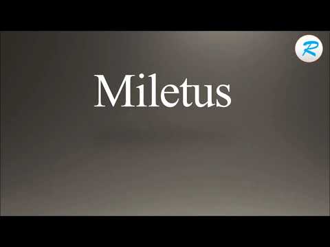 How to pronounce Miletus