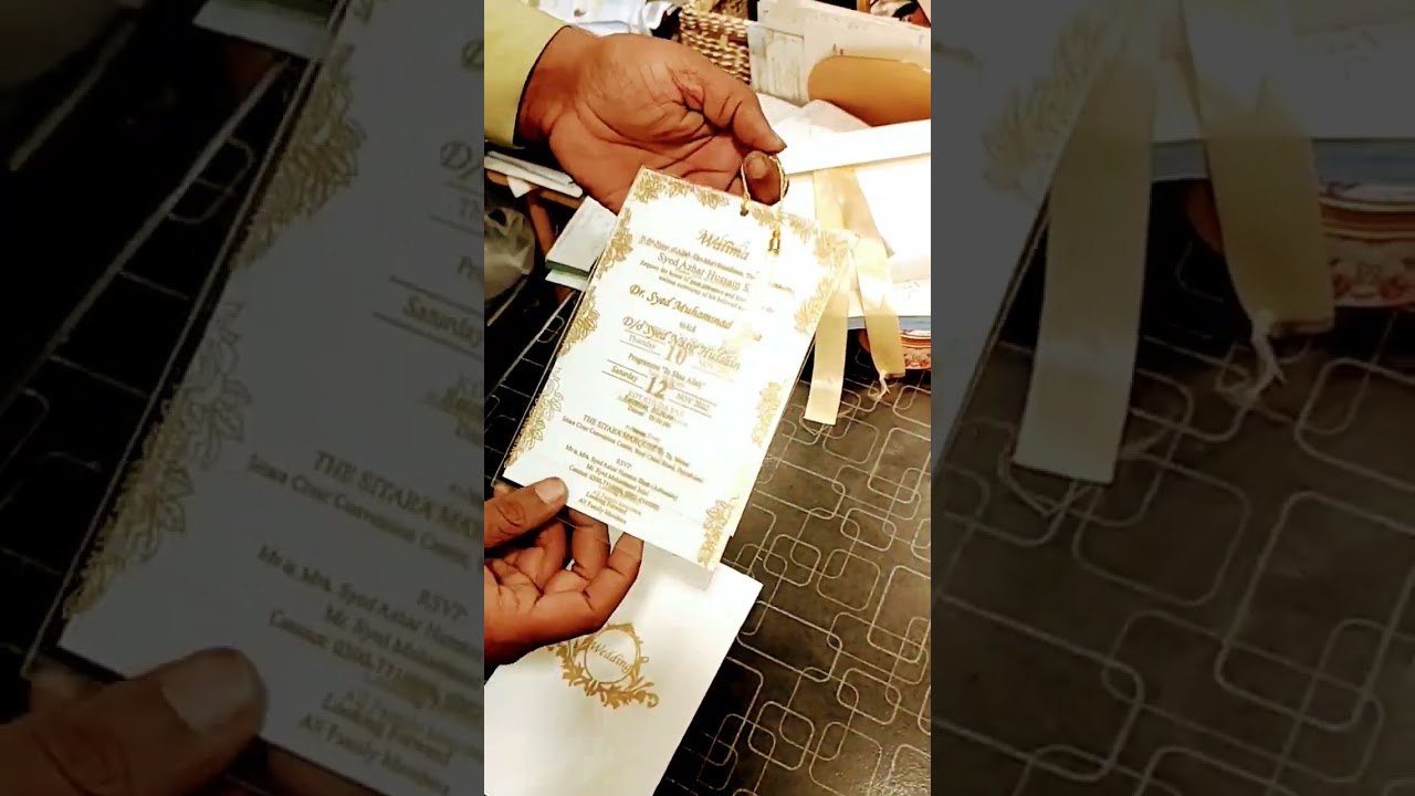 Pakistani Wedding Cards Design