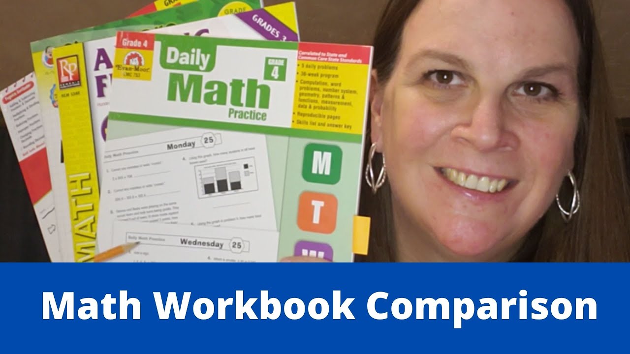 Math Workbook Comparison // Evan-Moor, Singapore, Scholastic, Remedia