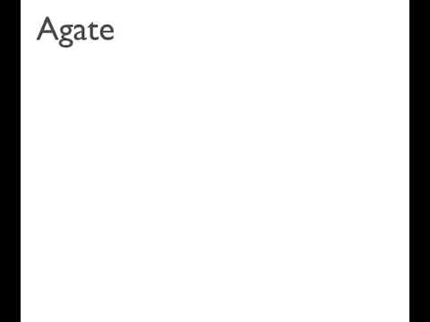 How to Pronounce Agate