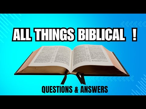 Let's Talk About The Bible ! | Q & A ! #jesus #bible
