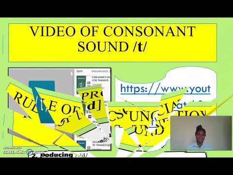 Rules of Pronunciation [t] and [d] sound