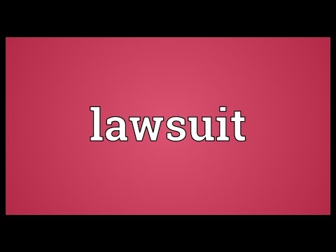 Lawsuit Meaning