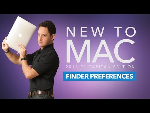 New to Mac: Finder Preferences [El Capitan]