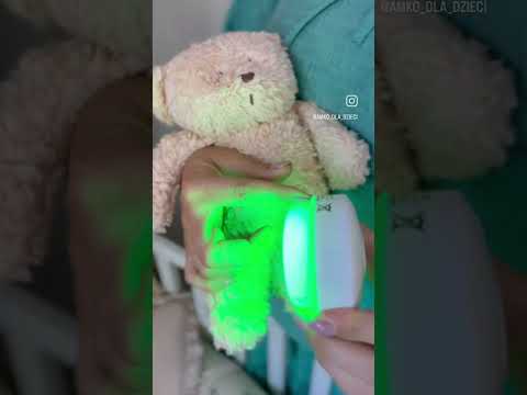 Miś Moonie🧸  Ma za zadanie uspokoić malucha i pozwolić mu zasnąć😴 A czy Wasze dzieci lubią misie?🧸