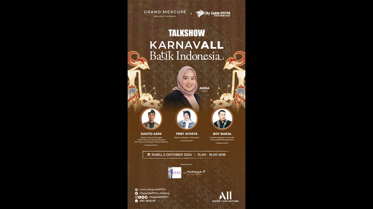 Grand Mercure Malang Mirama Tampilkan Batik Funky di KarnavALL Batik ...