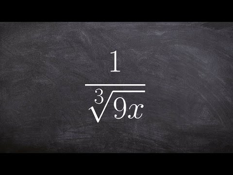 Simplifying an expression when the cube root of an expression is on the denominator