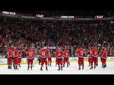 Carolina Hurricanes reprise the Storm Surge after Jaccob Slavin's OT winner