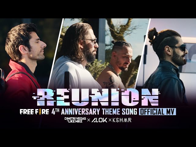 What is the theme song for the 4th Anniversary of Free Fire?