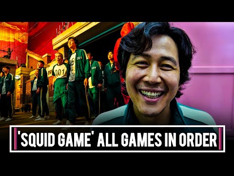 Squid Game All Games In Order | Red Light, Green Light & More EXPLAINED | Collider