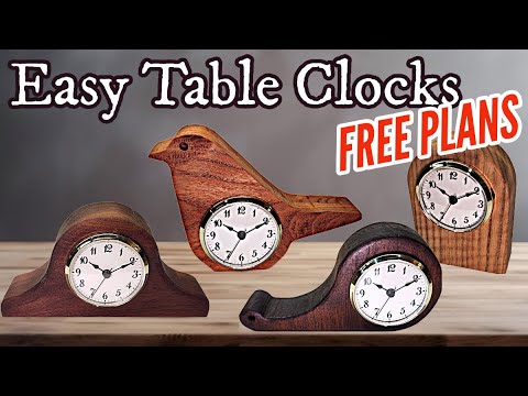 Crafting Four Timeless Masterpieces. FREE PLANS.