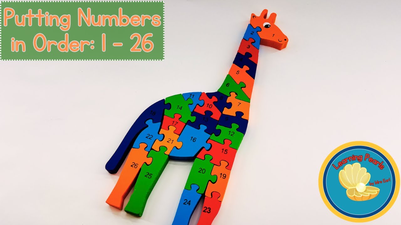 Learn Numbers & Counting | Giraffe Puzzle | Fun & Educational | Toddler Preschool Kindergarten Math