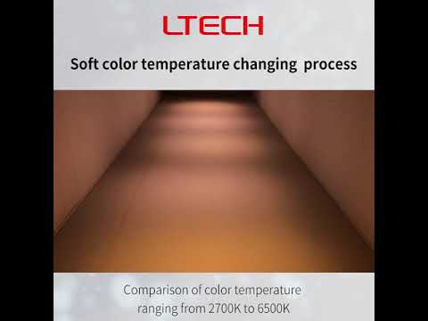 Soft color temperature changing from 2700K to 6500K
