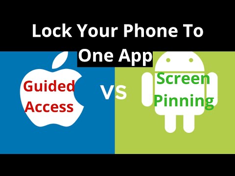 How To Lock Your Phone To A single app in Android/iOS: Screen Pinning vs Guided Access