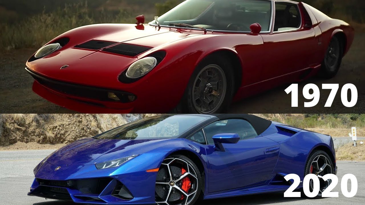 1970-2020 Lamborghini startup compilation (revving)