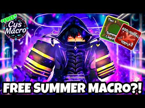 How To MACRO Summer Portals All Night With This *FREE* Macro! Anime Last Stand