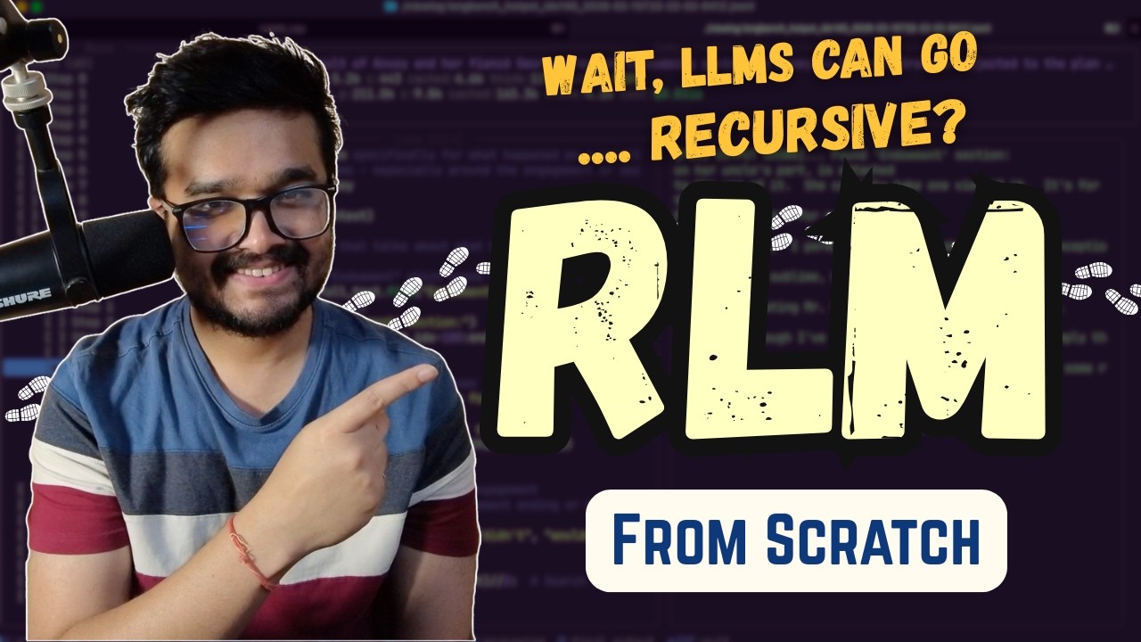 Recursive Language Models (RLMs) - Let's build the coolest agents ever! (Theory & Code)