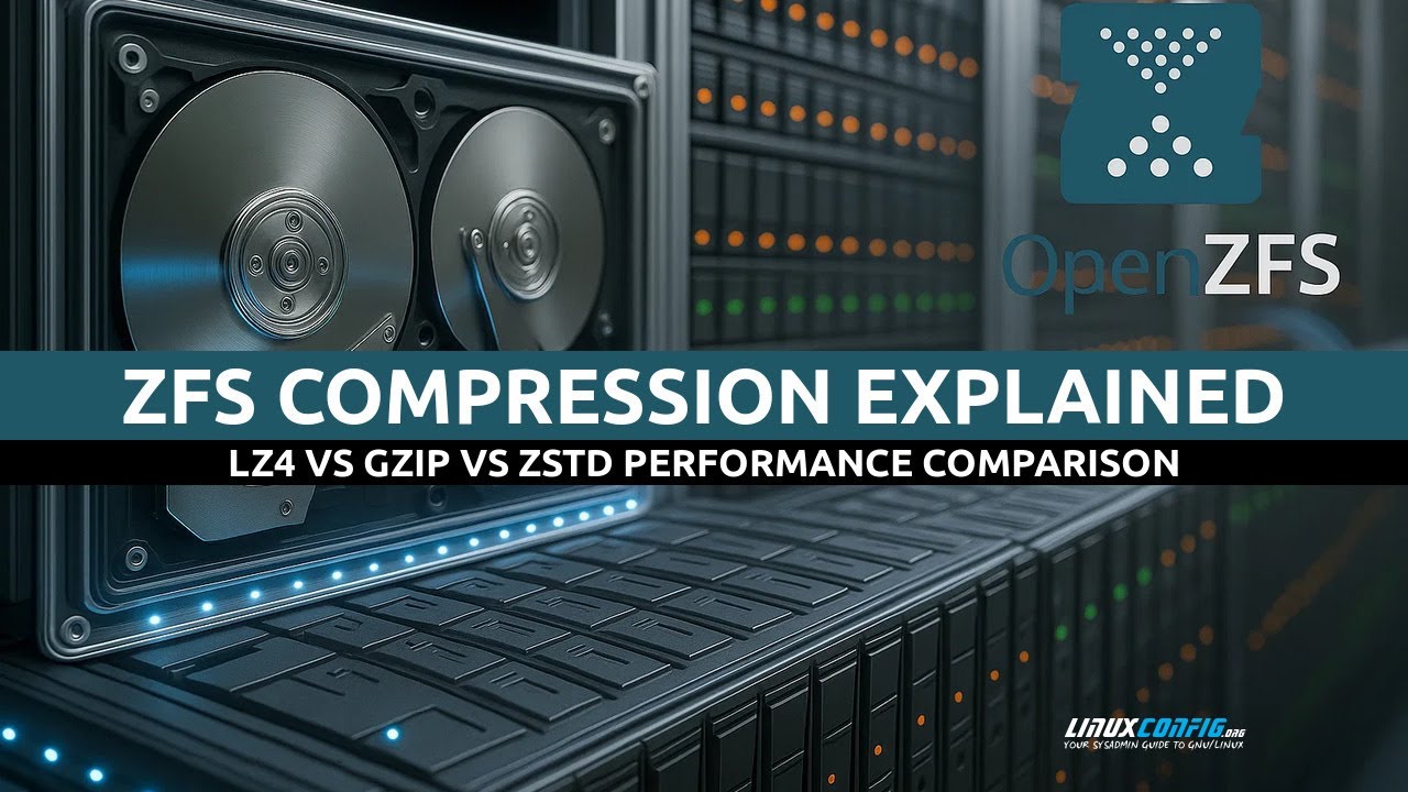ZFS Compression Explained: LZ4 vs GZIP vs ZSTD Performance Comparison