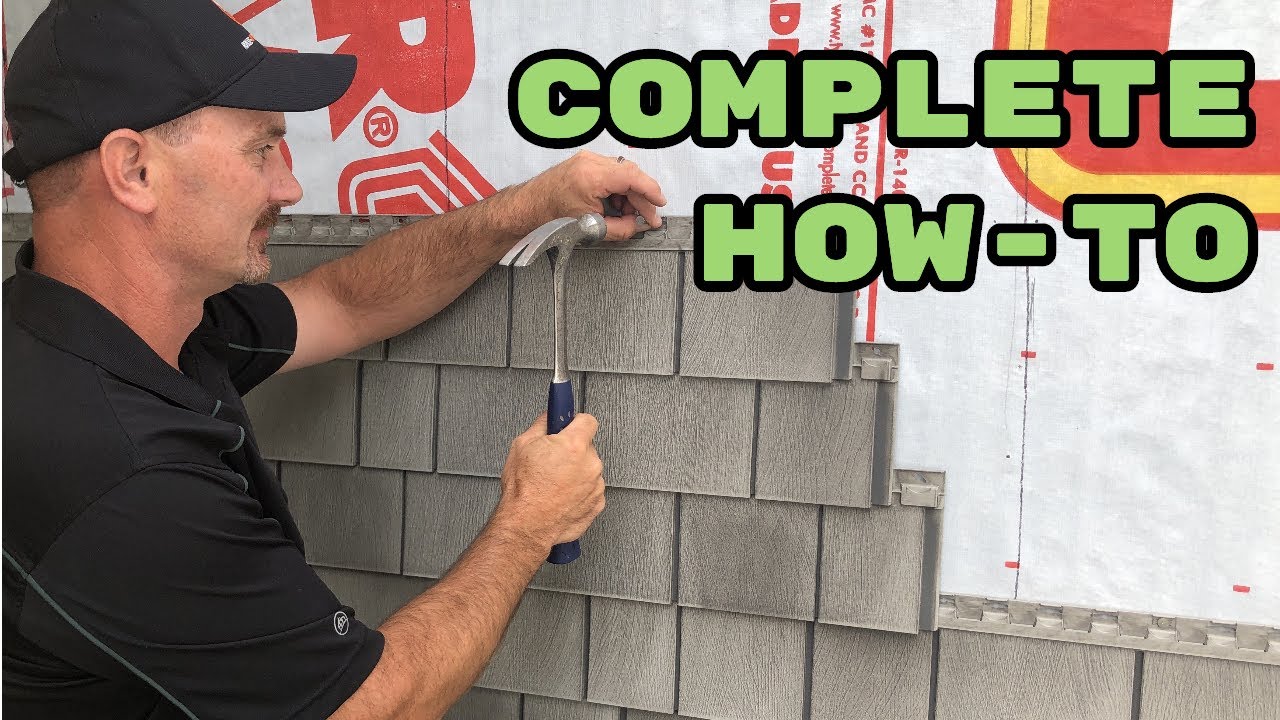 How To Install Vinyl Shakes (Siding)