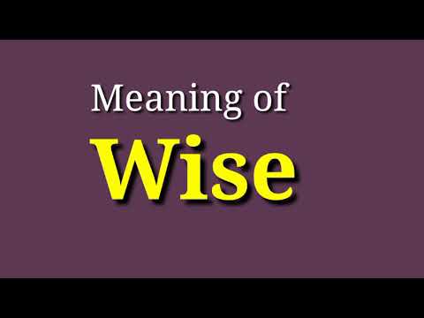 Wise, wise meaning in Hindi, wise ka matlab