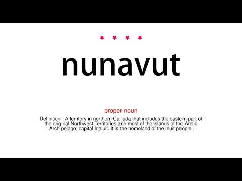 How to pronounce nunavut - Vocab Today