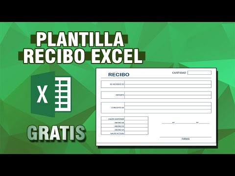 FORMATO DE RECIBO EN EXCEL