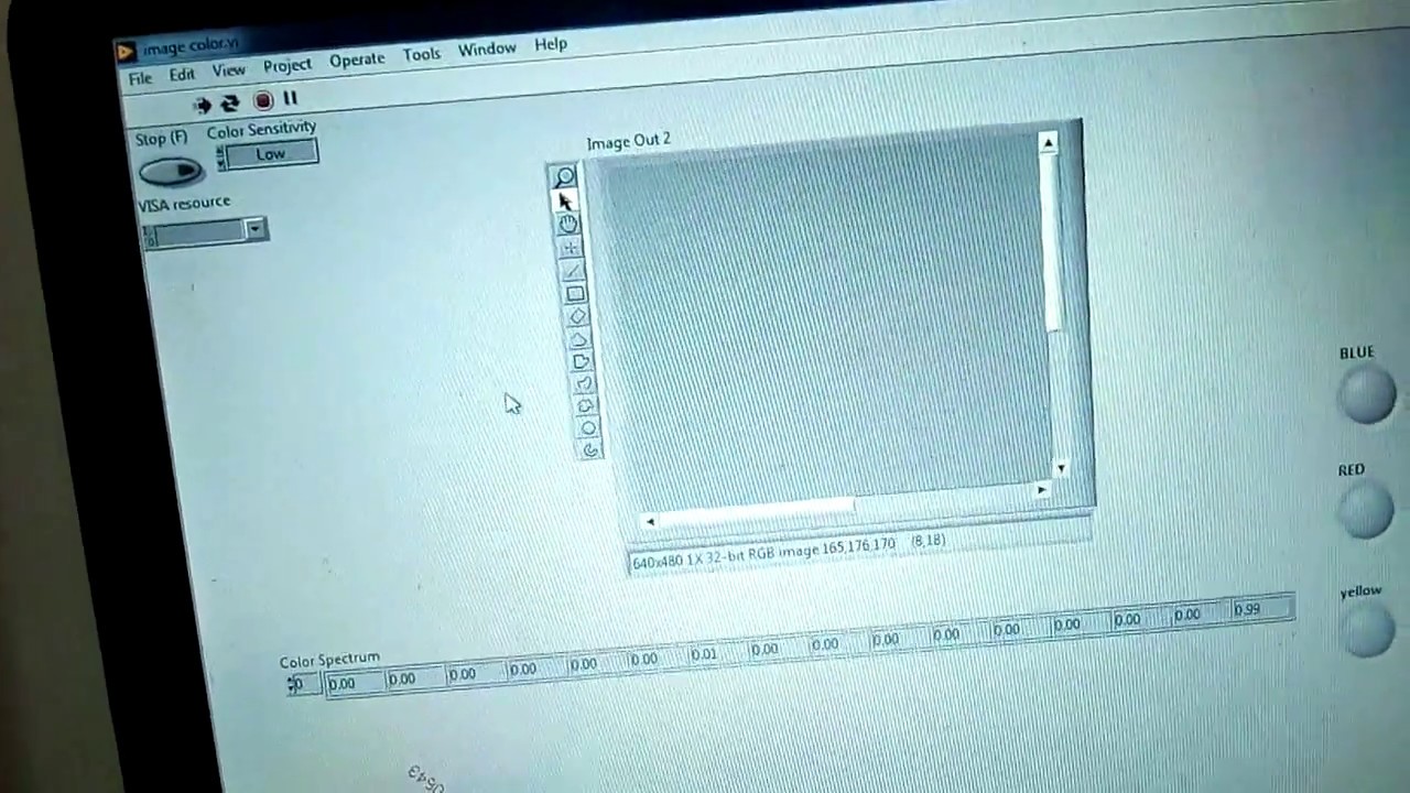 color detection by labview and arduino