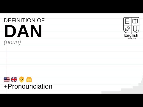 DAN meaning, definition & pronunciation | What is DAN? | How to say DAN