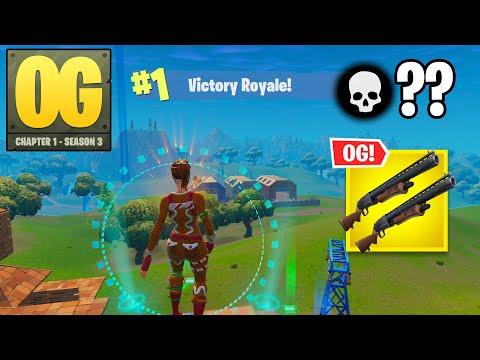 Fortnite OG Season 3 | High Kill Solo Win Gameplay (Double Pump)