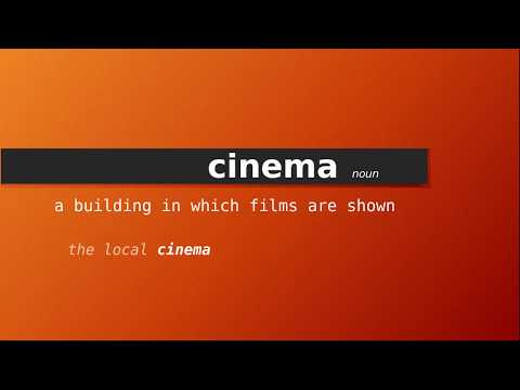 cinema , Meaning of cinema , Definition of cinema , Pronunciation of cinema