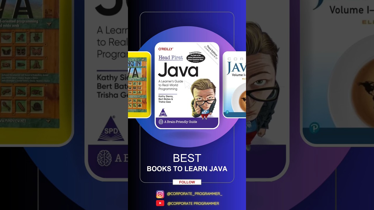 Best Books To Master Java Programming Language - Beginner Friendly #java #programming #coding #code