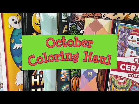 October Coloring Haul