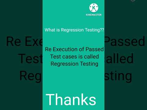 What is Regression Testing ??