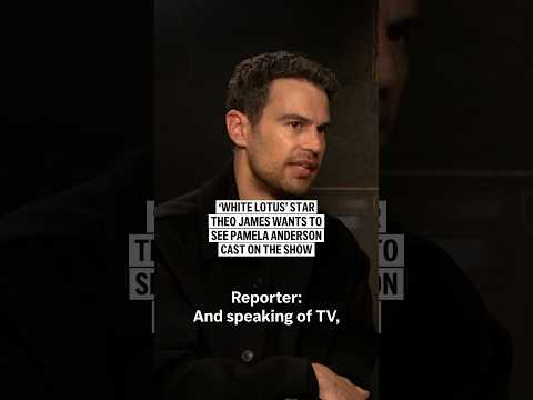 ‘White Lotus’ star Theo James wants to see Pamela Anderson cast on the show